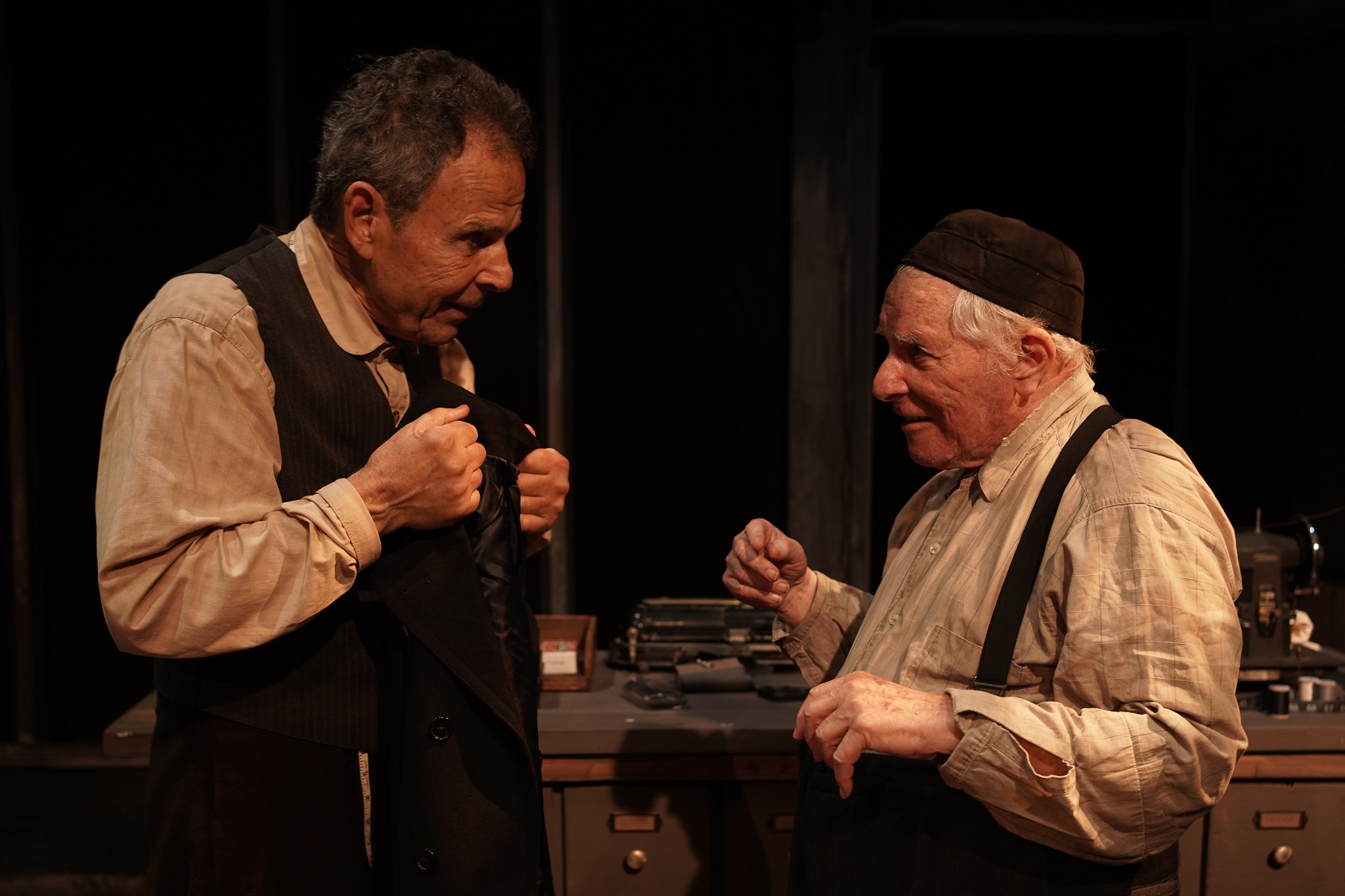 A View from the Bridge at Theatre Palisades and The Bespoke Overcoat at ...
