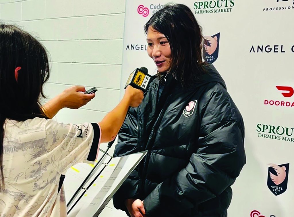 My interviews with Angel City's Japanese star soccer players - Culver ...